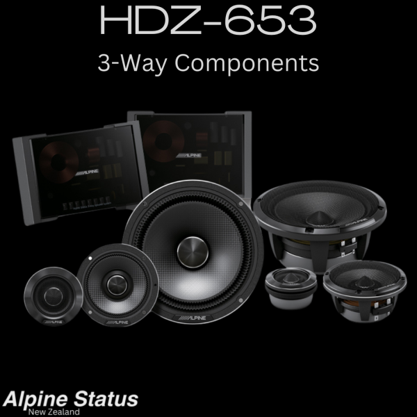 Alpine Status HDZ-653 3 way component speakers | Alpine Status ...
